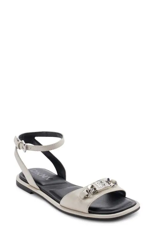 Dkny Bacliff Ankle Strap Sandal - Soft White