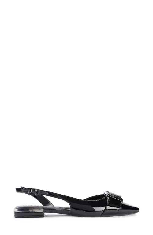 Dkny Clemma Pointed-toe Slingback Flats - Black