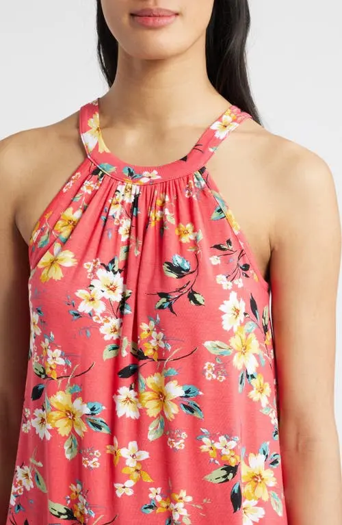 Loveappella Floral Knit Tank