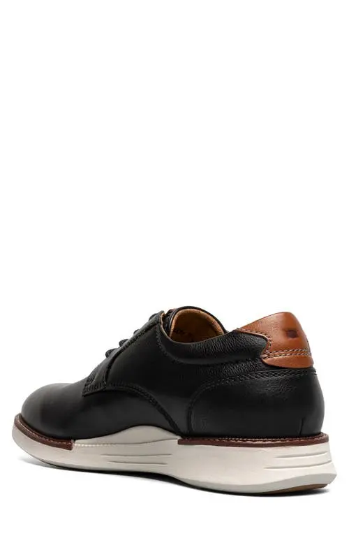 Florsheim Plain Toe Leather Derby - Black Multi
