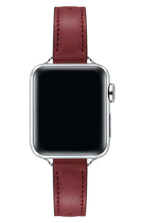 POSH TECH Carmen Leather Apple Watch® Band - Rust