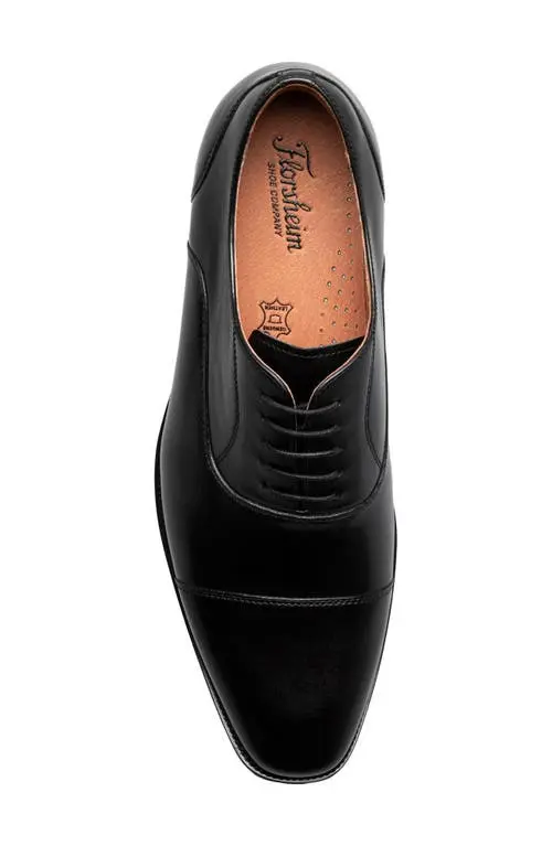 Florsheim Sorrento Lux Cap Toe Oxford - Black