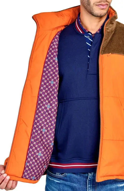 CON.STRUCT Solid Puffer Jacket - Orange