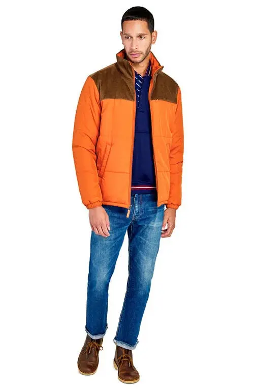CON.STRUCT Solid Puffer Jacket - Orange