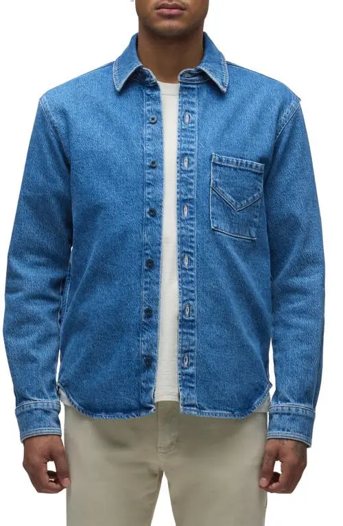 Hudson Jeans Long Sleeve Denim Button-up Shirt