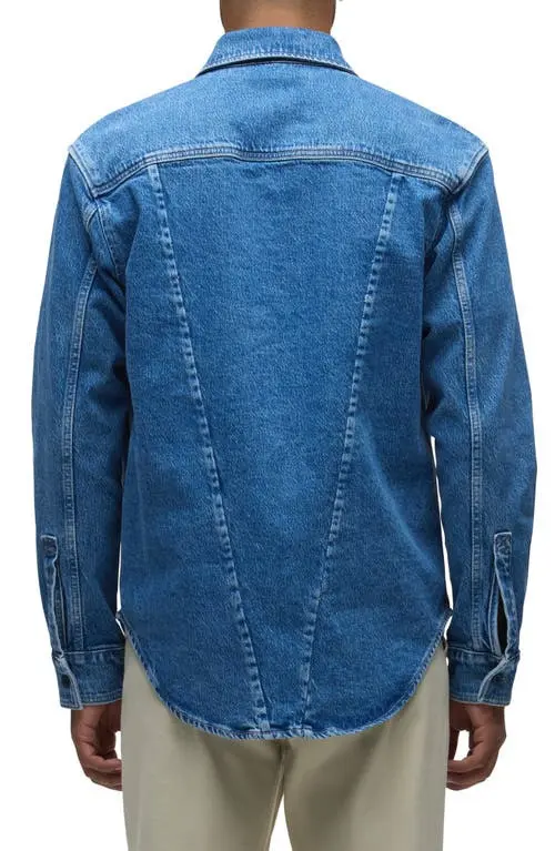 Hudson Jeans Long Sleeve Denim Button-up Shirt