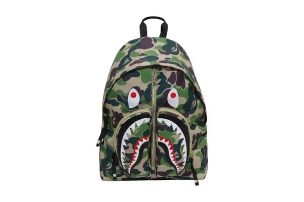 BAPE Camo Shark Daypack - Green