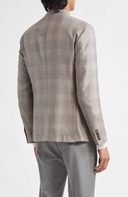 Zegna Fairway Crossover Plaid Wool - Medium Brown