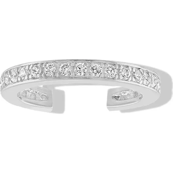 Ben Oni Pave Ear Cuff - Silver
