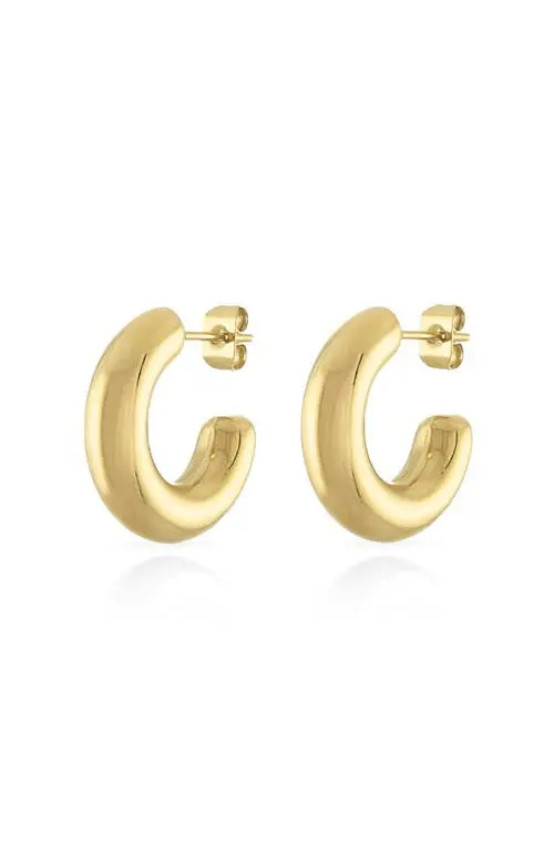 Ben Oni Bold Huggie Hoop Earrings - Gold