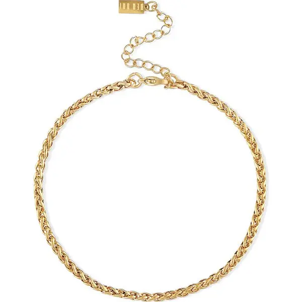 Ben Oni Wheat Chain Anklet - Gold