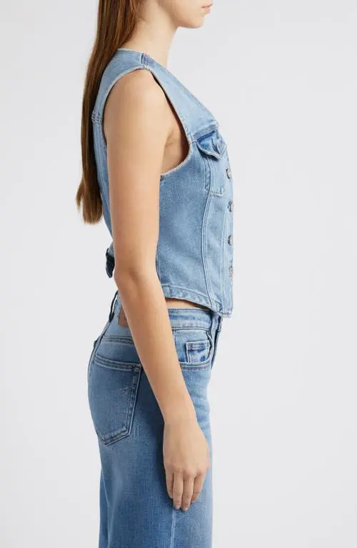 HIDDEN JEANS Fitted Denim Vest
