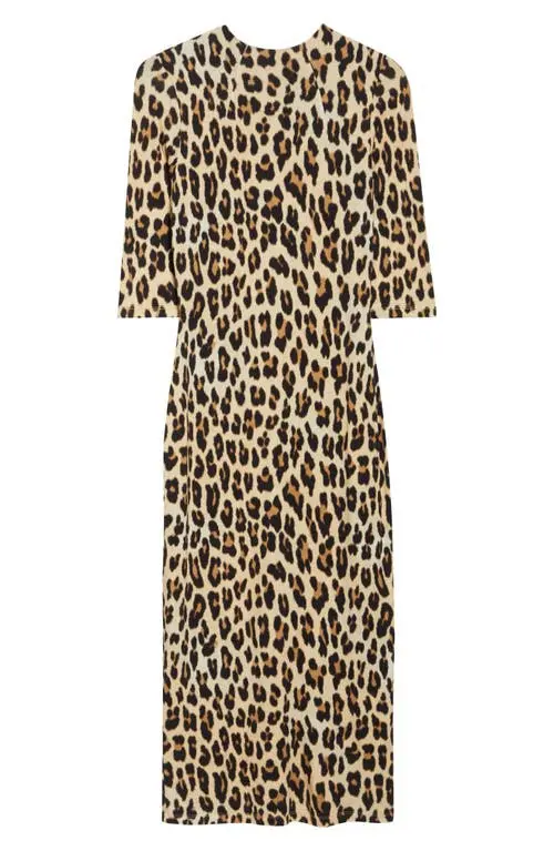 Alice + Olivia Delora Print Knit Midi Dress