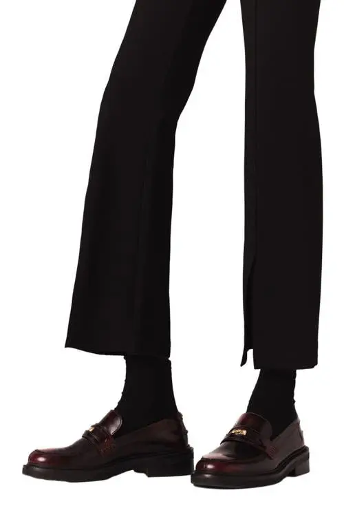 Maje Slit Trousers - Black