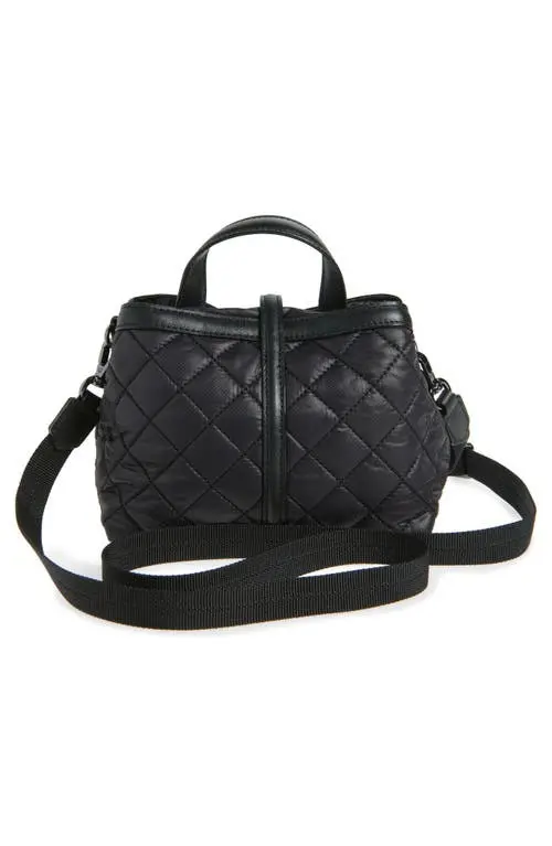 Mz Wallace Mini Astor Diamond Quilted Bag - Black