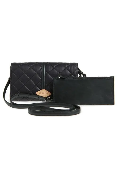 Mz Wallace Astor Diamond Quilted Nylon Convertible Crossbody Bag