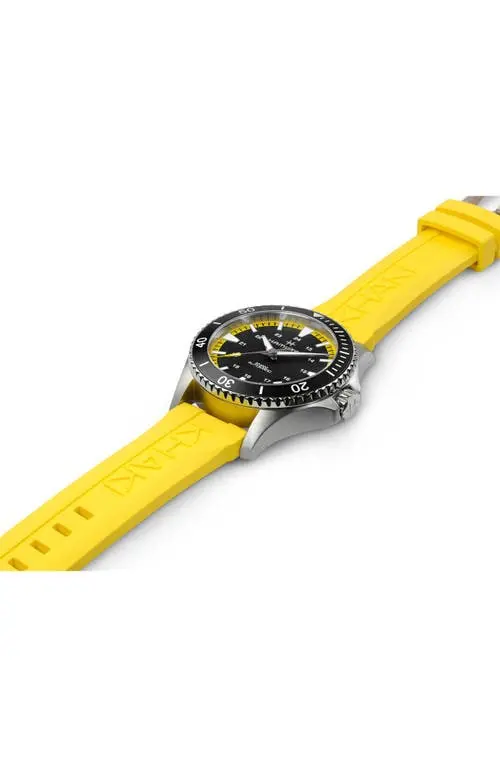 Hamilton Khaki Scuba Automatic Watch With Rubber Strap
