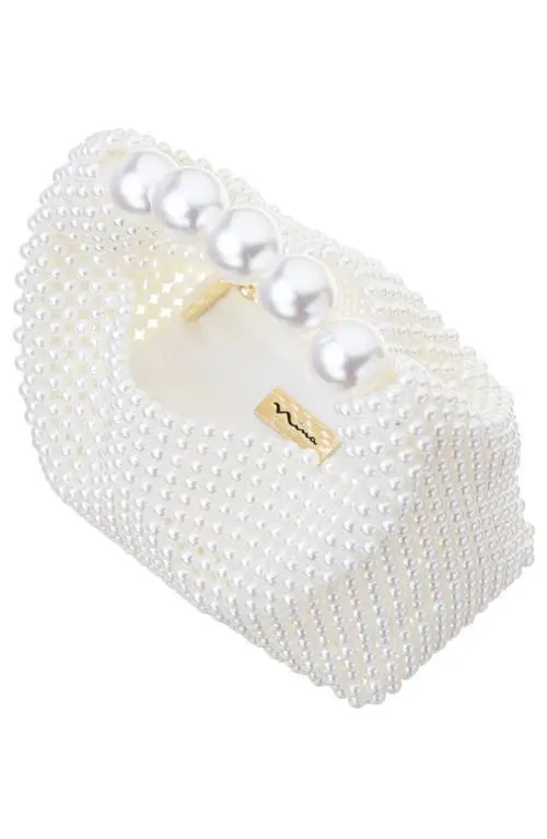 Nina Kiki Faux Pearl Handle Bag