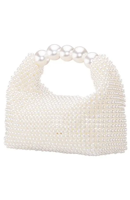 Nina Kiki Faux Pearl Handle Bag