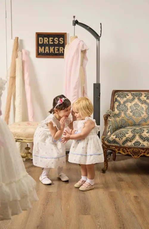 pippa and julie embroidered dress Pippa & Julie Girls 7-16 Floral Print Dress main image 1