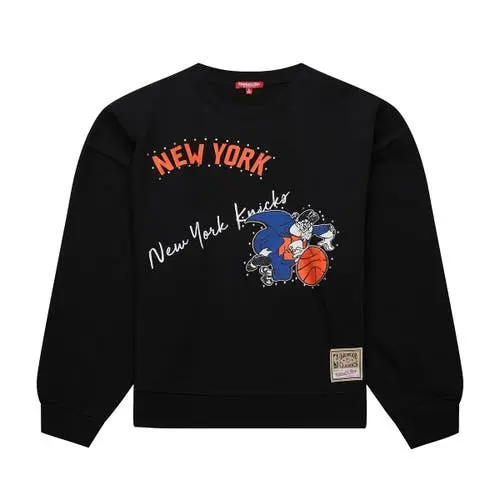 Mitchell & Ness New York Knicks Hardwood Classics Home Team Pullover Sweatshirt