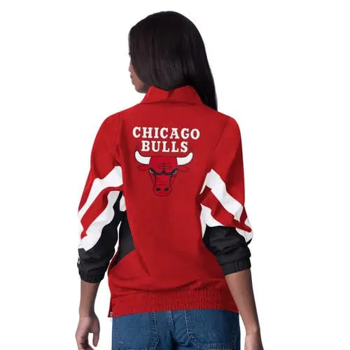 STARTER Chicago Bulls Renegade Oxford Half-zip Jacket