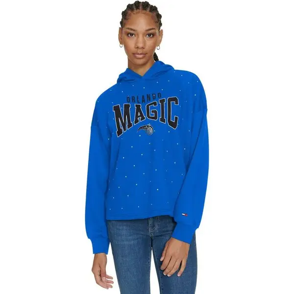 Tommy Hilfiger Orlando Magic Stella Cropped Pullover Hoodie