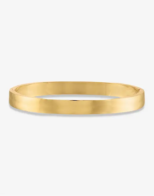 Ben Oni Polished Bangle Bracelet - Gold