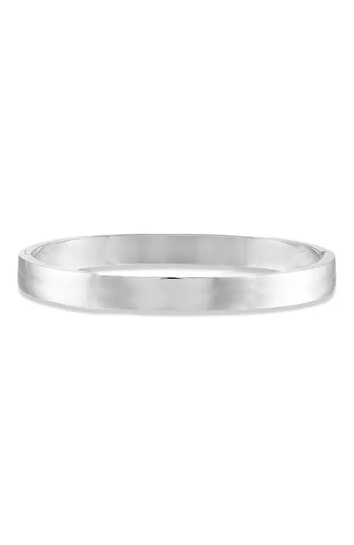 Ben Oni Polished Bangle Bracelet - Silver