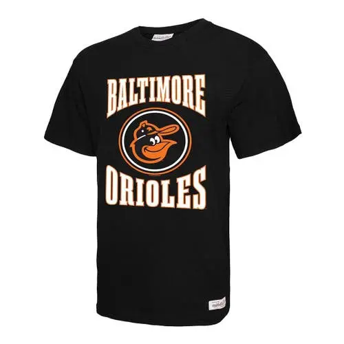 Mitchell & Ness Baltimore Orioles Arched Logo Slub T-shirt