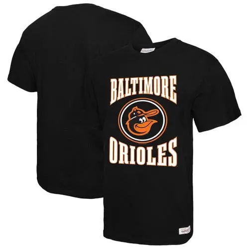 Mitchell & Ness Baltimore Orioles Arched Logo Slub T-shirt