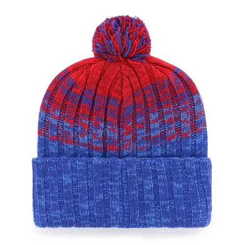'47 Chicago Cubs Cascade Cuffed Knit Hat With Pom