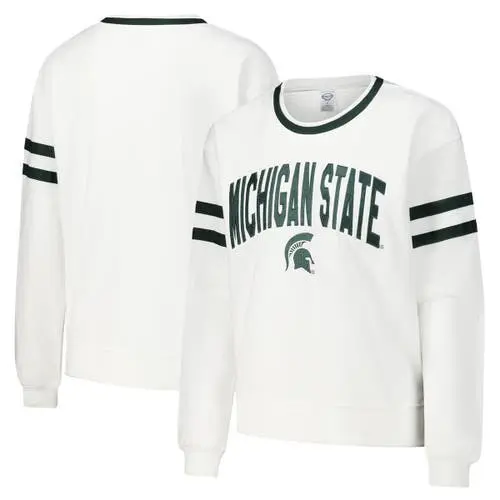 CONCEPTS SPORT Michigan State Spartans French Terry T-shirt - White