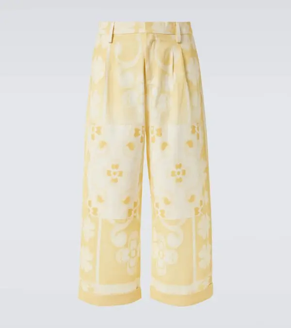 Commas Seaside Printed Trousers