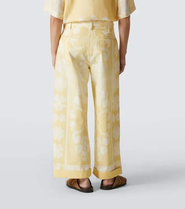Commas Seaside Printed Trousers