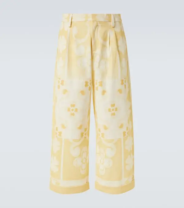 Commas Seaside Printed Trousers