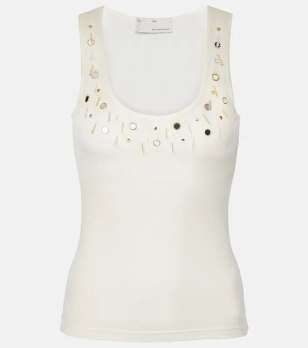 XU ZHI Embellished Tank Top