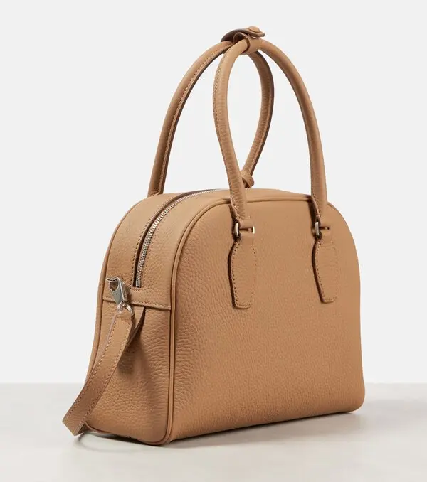 THE ROW India Leather Tote Bag - Brown