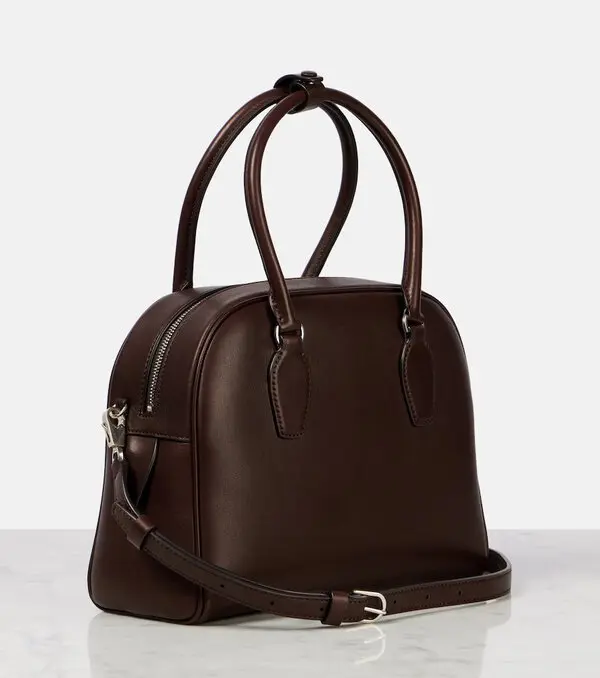 THE ROW India Leather Tote Bag - Brown