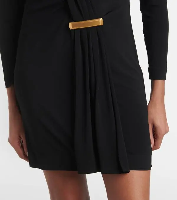 TOM FORD Draped Crêpe Jersey Cocktail Dress