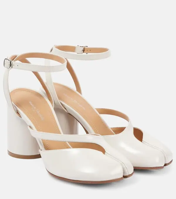 MAISON MARGIELA Tabi Leather Pumps - White