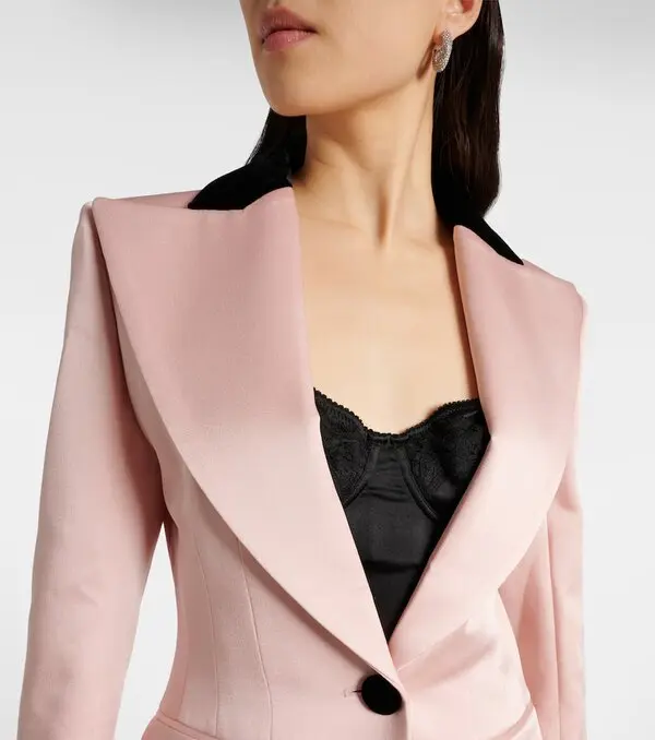Nina Ricci Twill Double-breasted Blazer