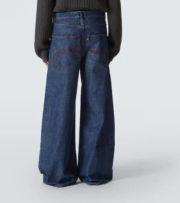ERL Indiana Wide-leg Jeans