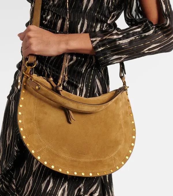 Isabel Marant Étoile Oskan Soft Zipped Shoulder Bag - Beige