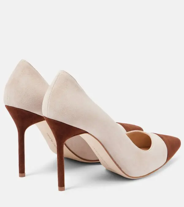 Manolo Blahnik Capcour 105 Suede Pumps