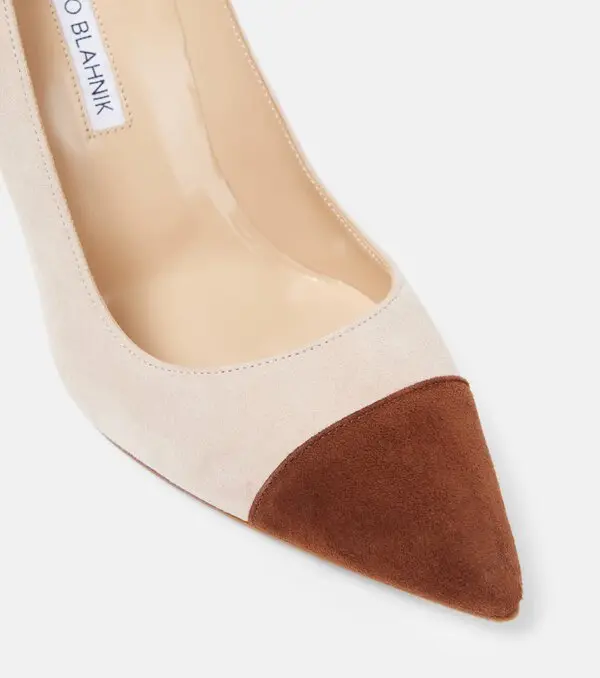 Manolo Blahnik Capcour 105 Suede Pumps