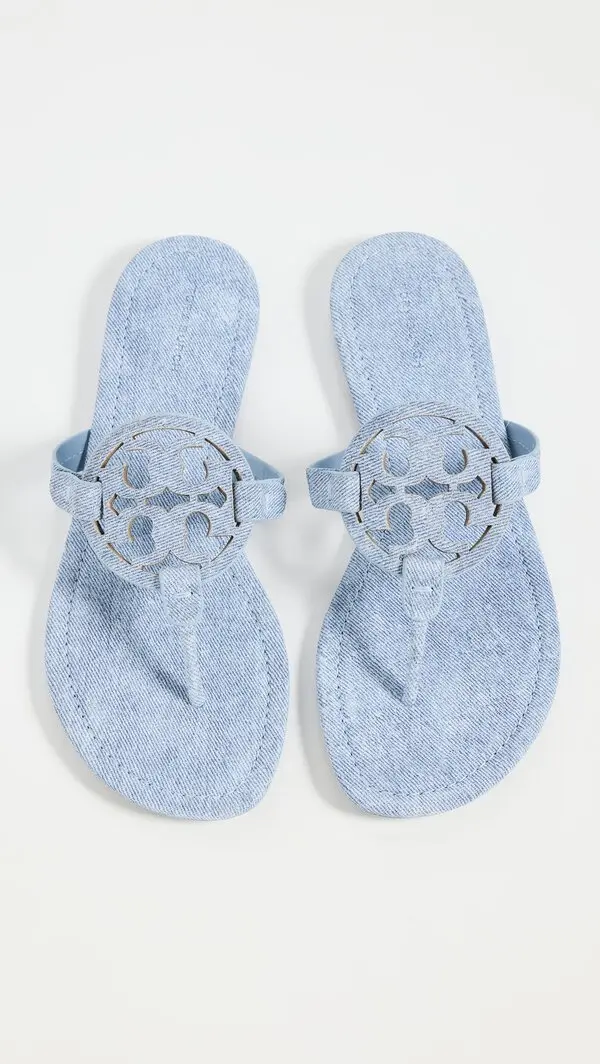 Tory Burch Miller Sandals - Blue Cloud