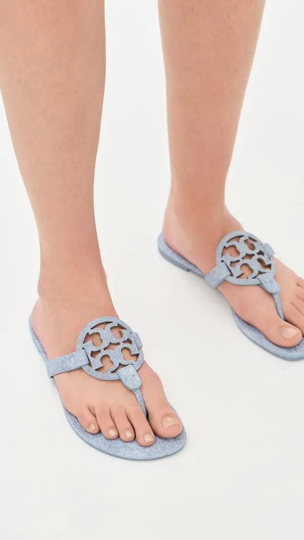 Tory Burch Miller Sandals - Blue Cloud