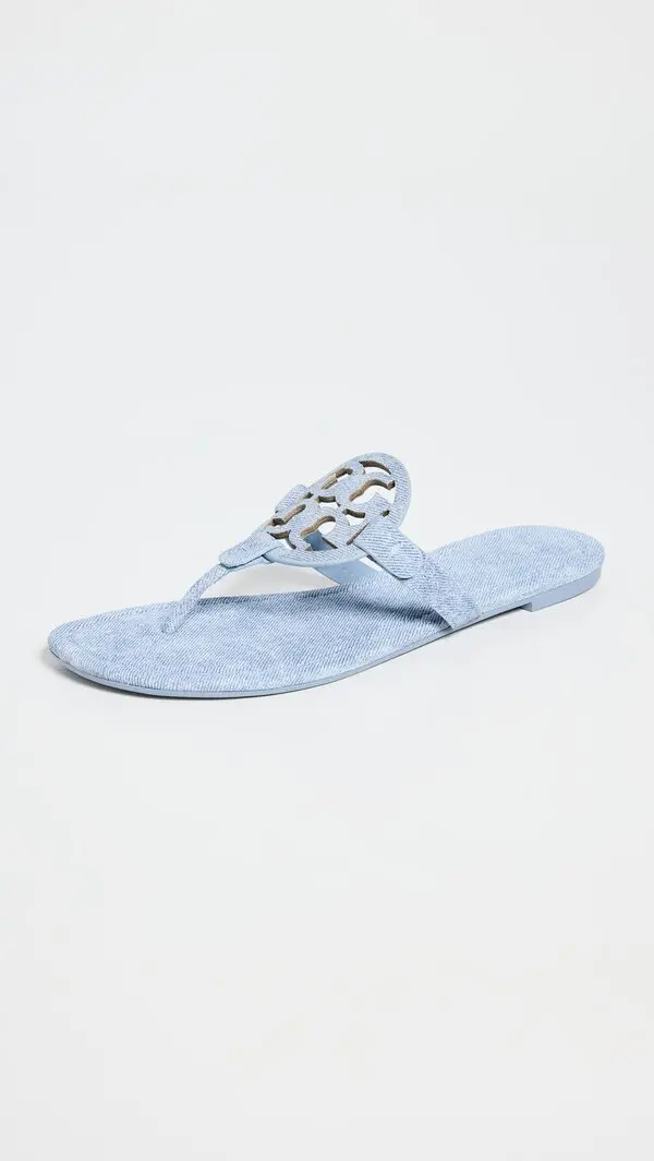 Tory Burch Miller Sandals - Blue Cloud