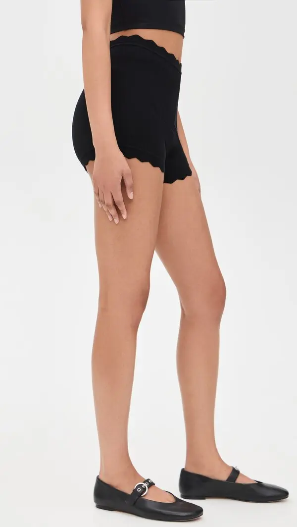 NIA Mazzy Knit Shorts - Black